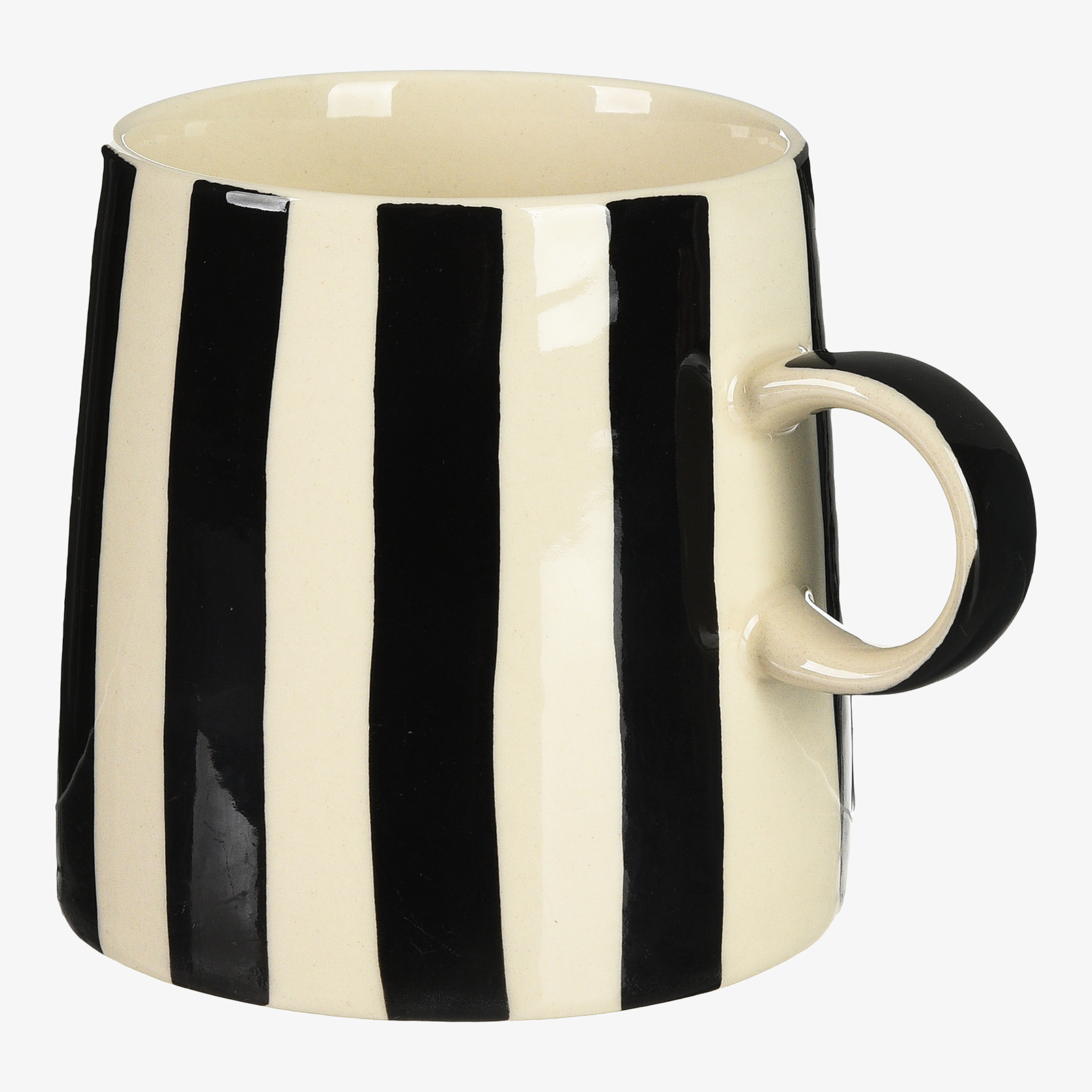 Tasse Schwarz Wei Gestreift